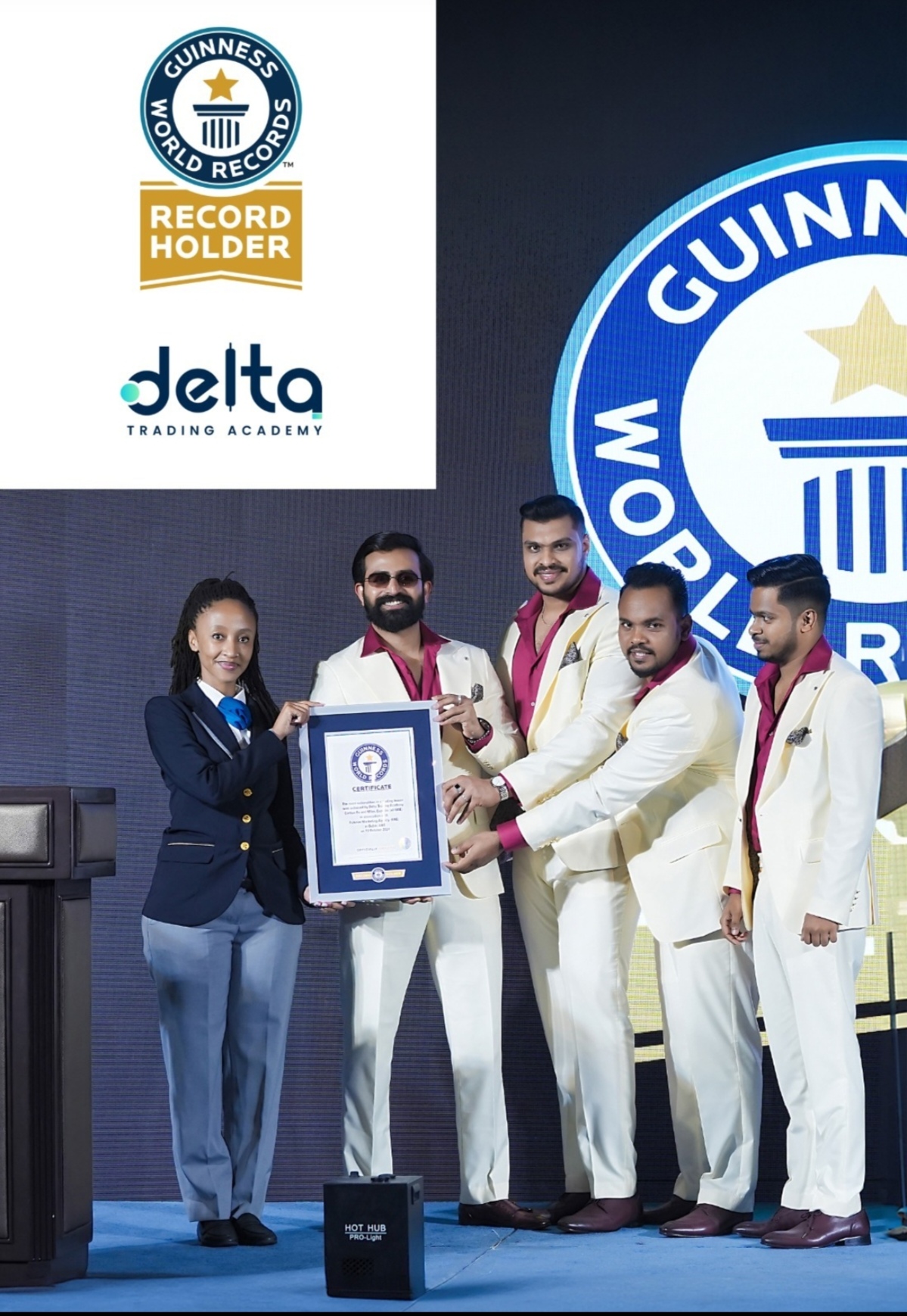 Delta International Trading Academy makes history by breaking Guinness ...